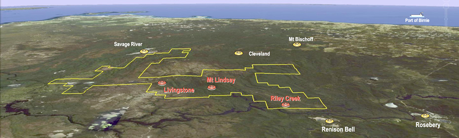Established Mining District - Savage River, Rosebery, Renison Bell ...