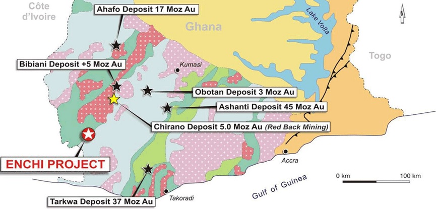 Pinecrest Resources will acquire Edgewater Exploration’s Enchi project ...