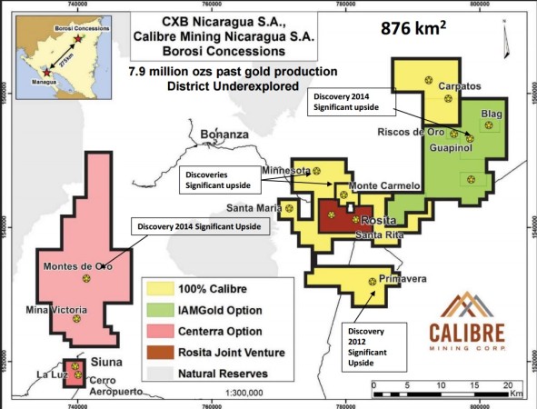 Calibre Mining and Centerra Gold have started the Siuna drill program ...