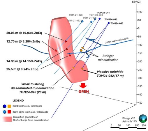 District Metals encounters visual polymetallic sulphide mineralization ...