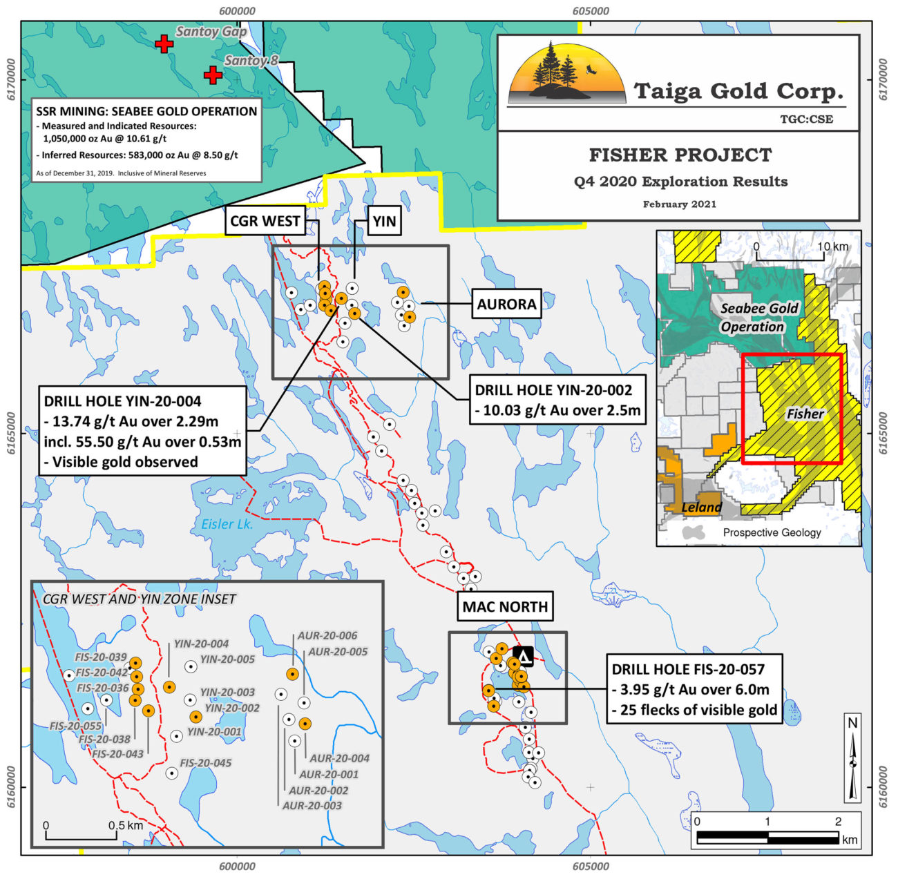 Taiga Gold – From Discovery to Resource Definition Drilling at Fisher ...