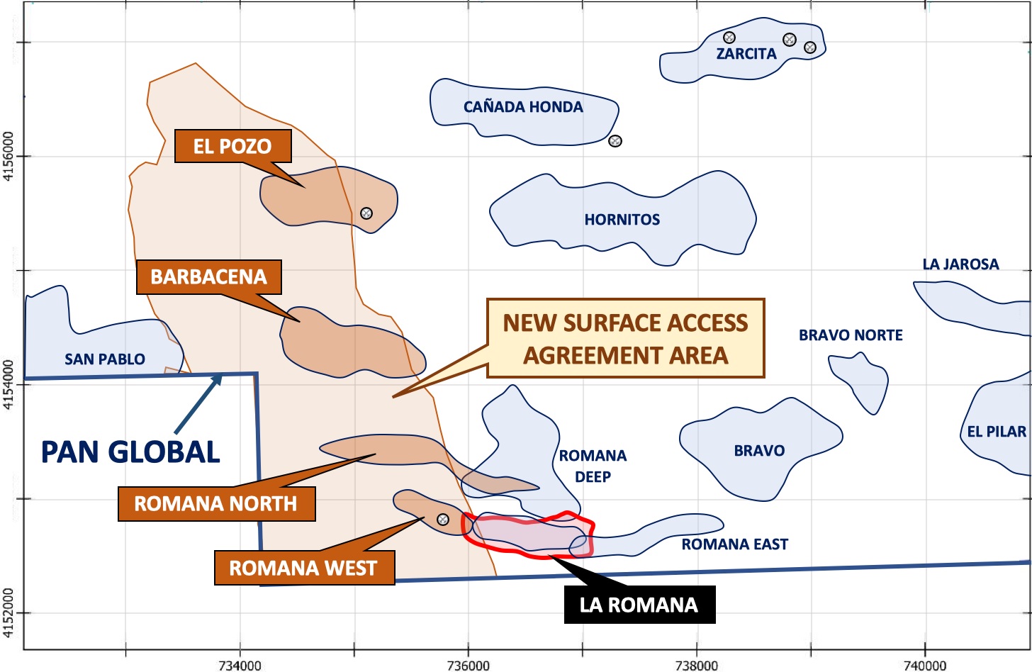 Pan Global Resources secures surface access at Romana West – Caesars Report