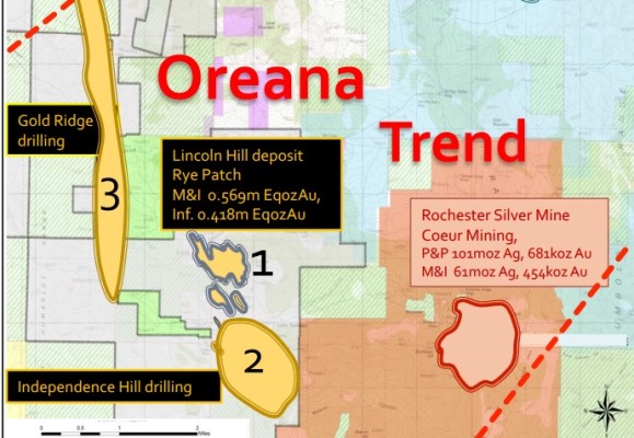 Rye Patch Gold now has a 1,300 meter strike length at Gold Ridge ...