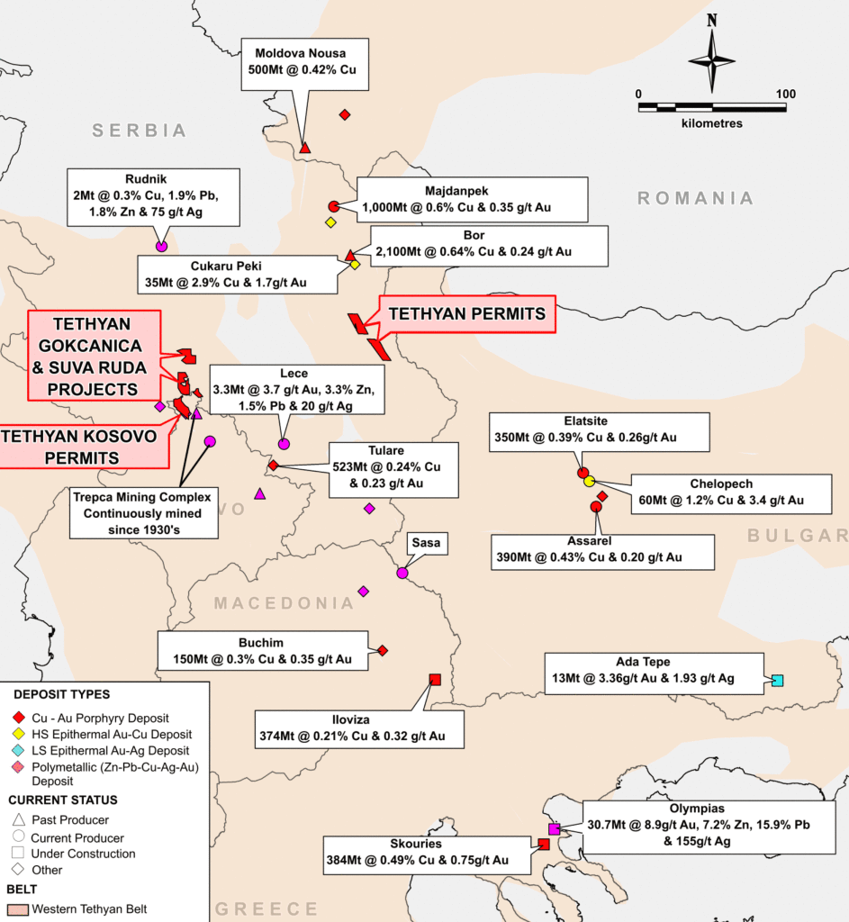 Report: Tethyan Resources hunting for base metals in the Balkans ...